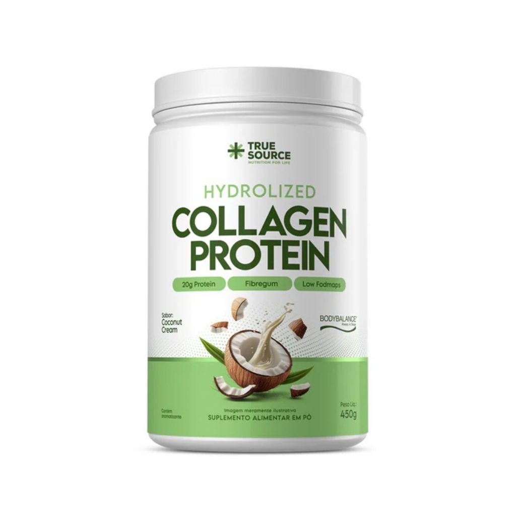 True Collagen Protein Hydrolized Sabor Coconut 450g | Shopee Brasil