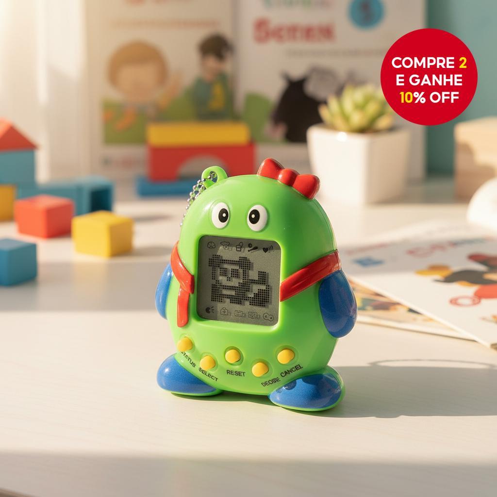 Brinquedo Virtual de Pet Digital Autêntico, Mini Jogo de Chaveiro para ...