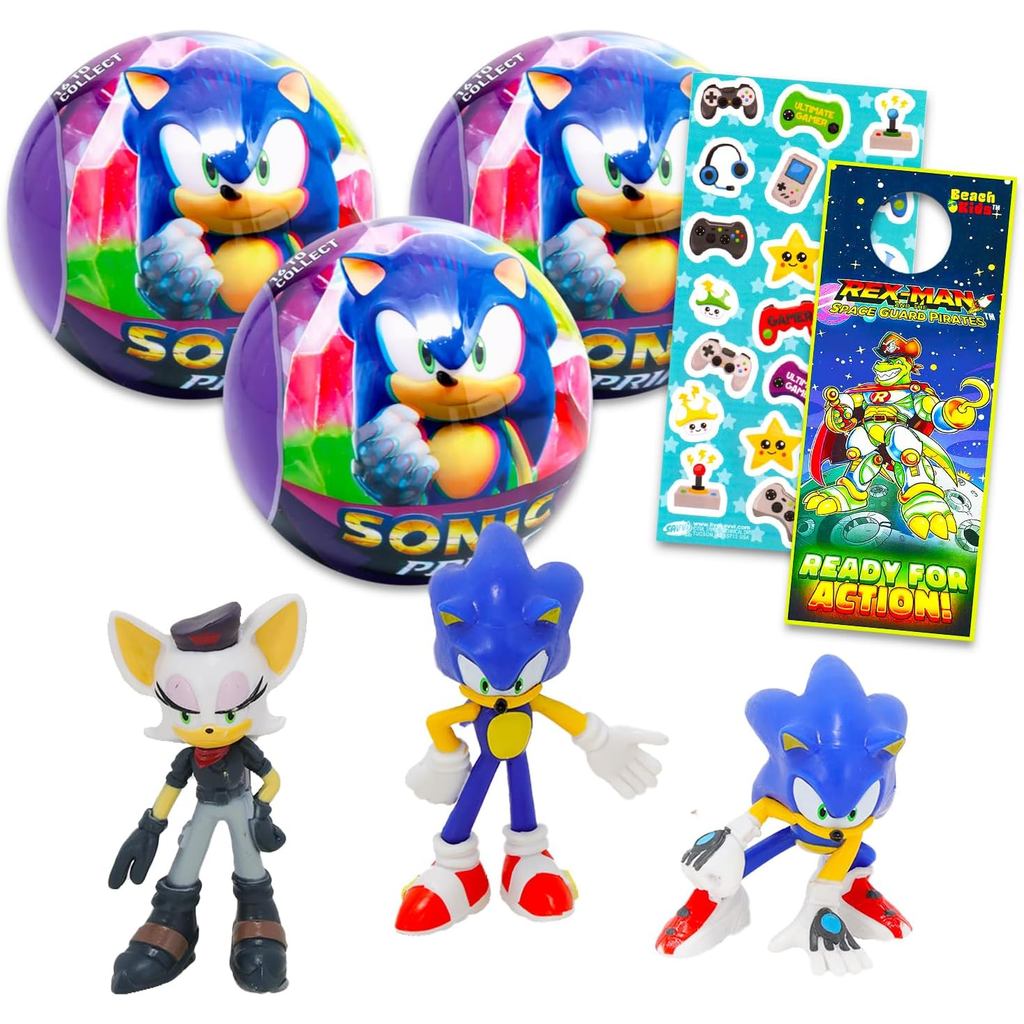 Lembrancinhas de Festa Sonic the Hedgehog Blind Ball - Pacote com 3 ...
