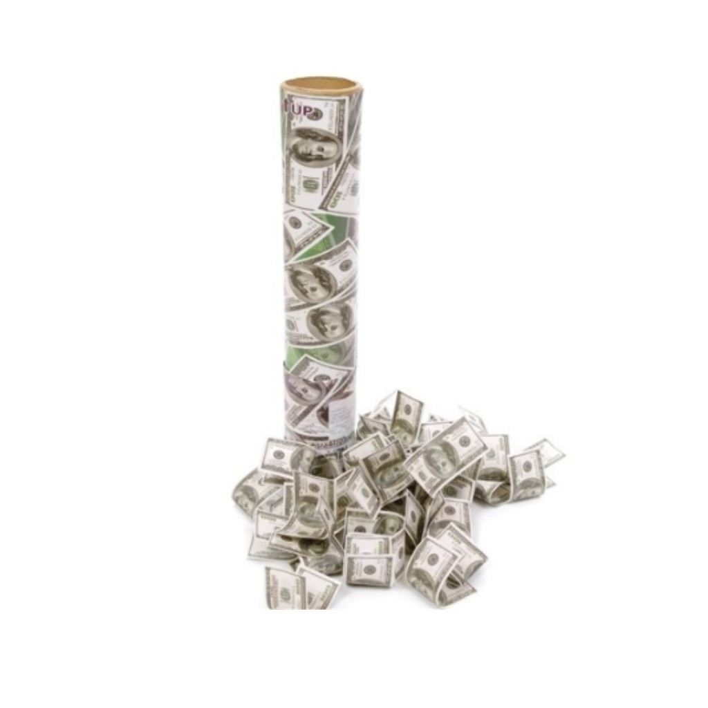 Lança Confete Dólar 30cm - Chuva de Dinheiro | Shopee Brasil