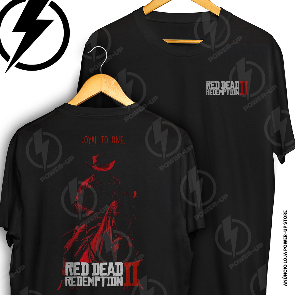 Camiseta Red Dead Redemption 2 Arthur Morgan Frente E Verso Blusa ...