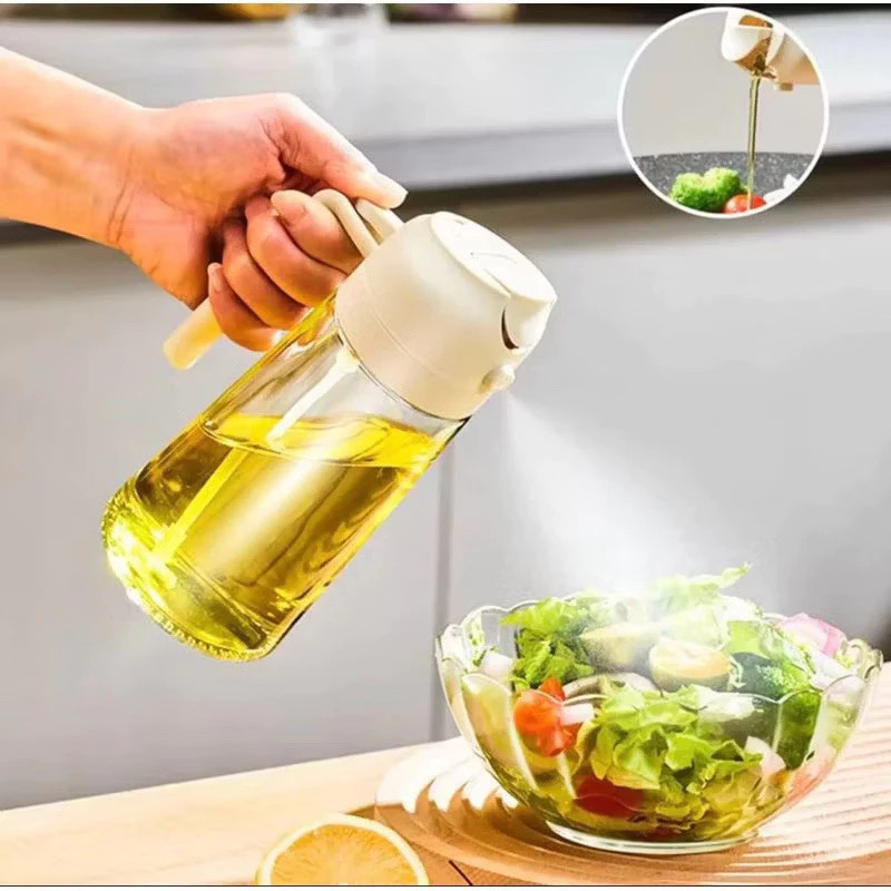 Spray Borrifador Dosador 2 em 1 Azeite Vinagre Oléo Vidro Modelo ...