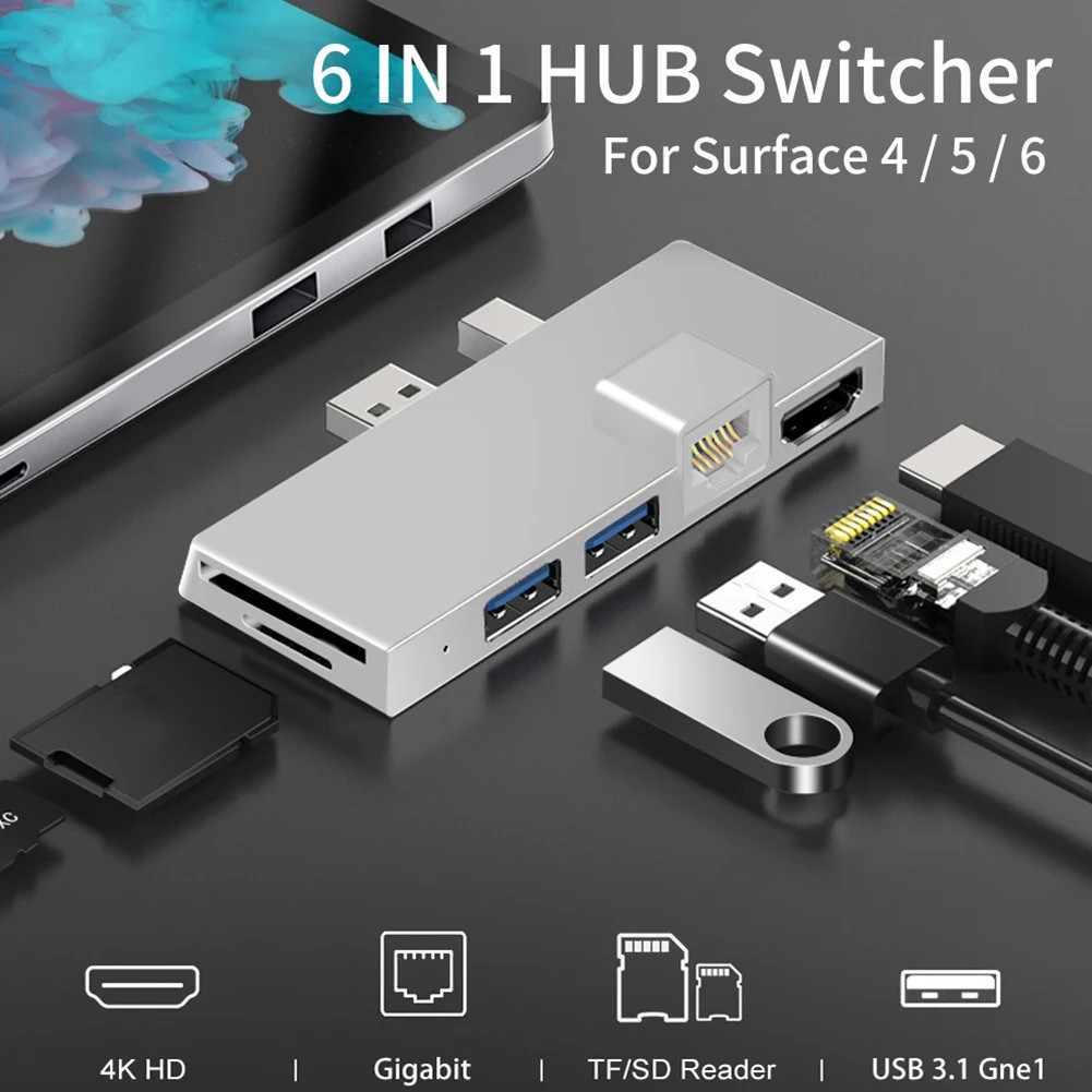Docking Station Hub 4K Compatível Com USB 3.1 Gen 1 Estação De ...