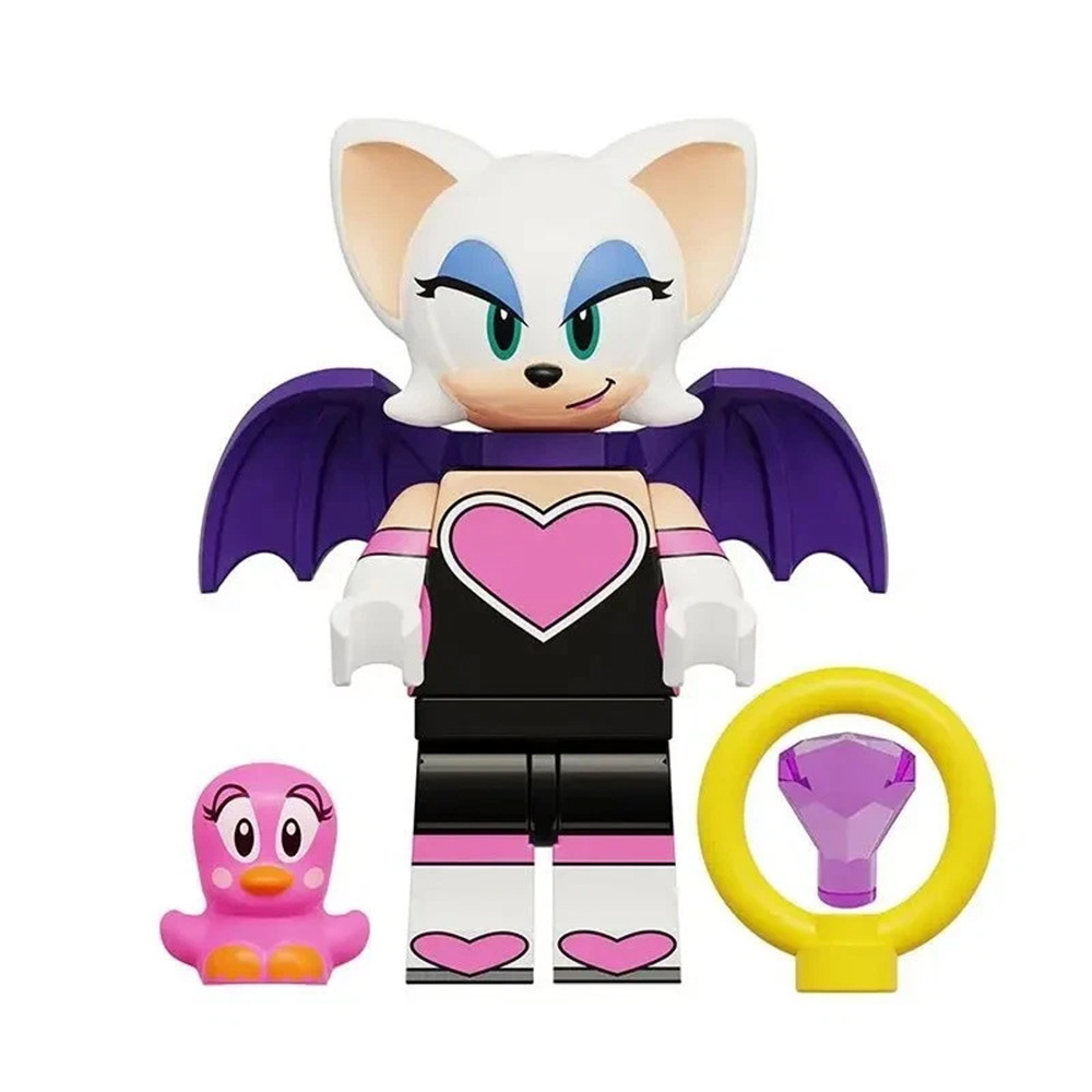 8Pcs Custom Lego Sonic The Hedgehog Knuckles Video Game Hero ...