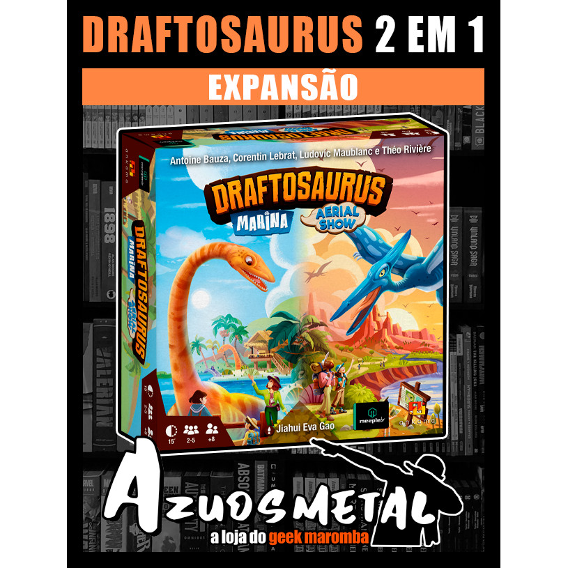 Draftosaurus - 2 em 1 (Expansão) [Board Game: MeepleBR] | Shopee Brasil