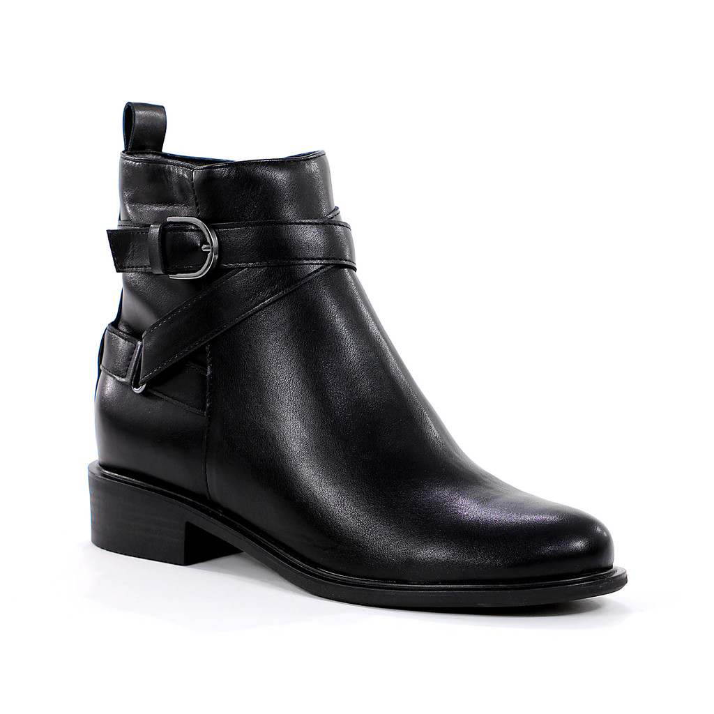 Bota Anacapri Fivela Lateral Preto - Feminino | Shopee Brasil
