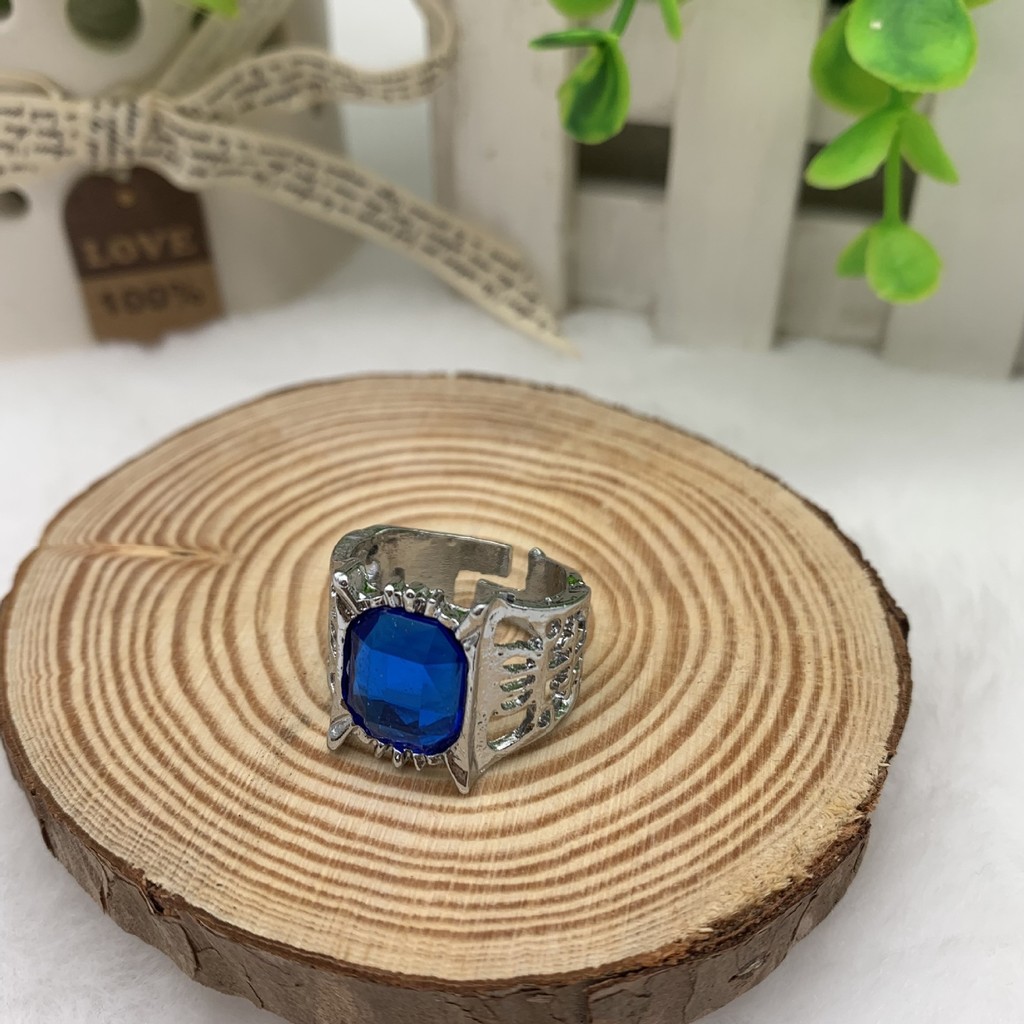 Anel de mordomo preto Charle Nova safira Golden Eagle Ring Tail Ring ...