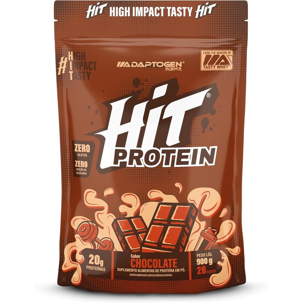 HIT Protein (900g) Chocolate – Adaptogen Scinece Refil | Shopee Brasil