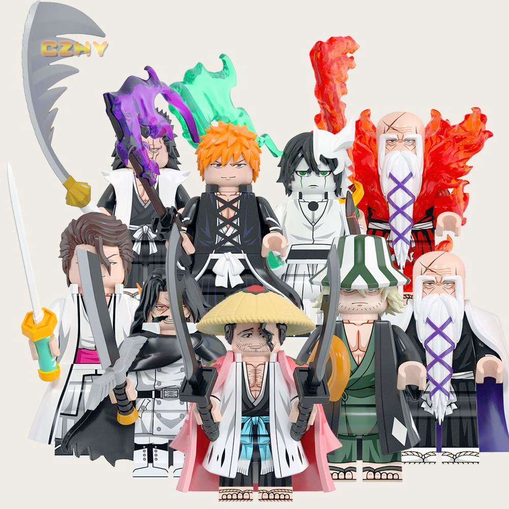 WM6164 Anime JUMP Comics Bleach Yamamoto Zaraki Kenpachi Kurosaki ...
