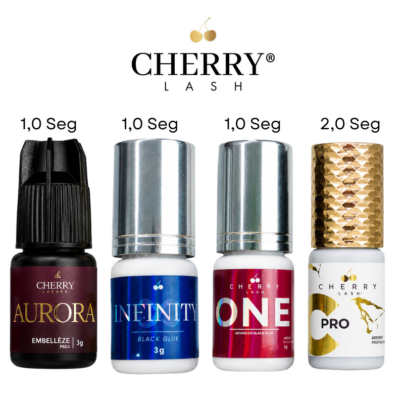 Cola Adesivo Cherry Lash Infinity Pro C One Aurora Extensão de Cílios ...