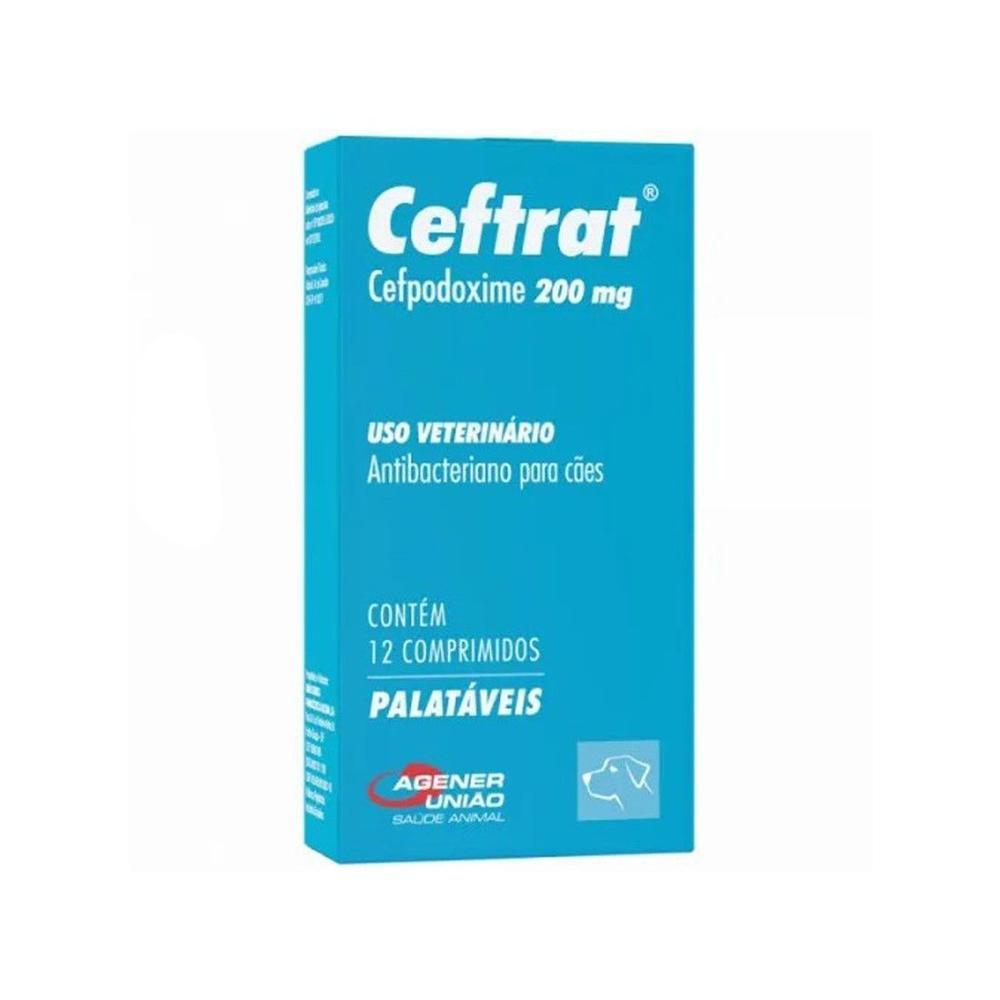 Ceftrat 200 Mg Cães 12 Comprimidos - Agener União - AGENER UNIAO ...
