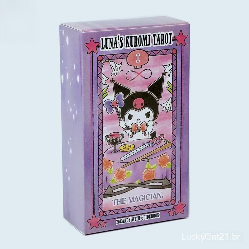Kuromi Tarot Deck Card Hello Kitty Sanrio Melody 78Cards | Shopee Brasil