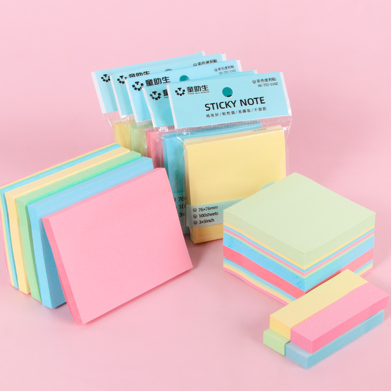 Notas Post-it coloridas estudante criativo notas de índice rasgável ...