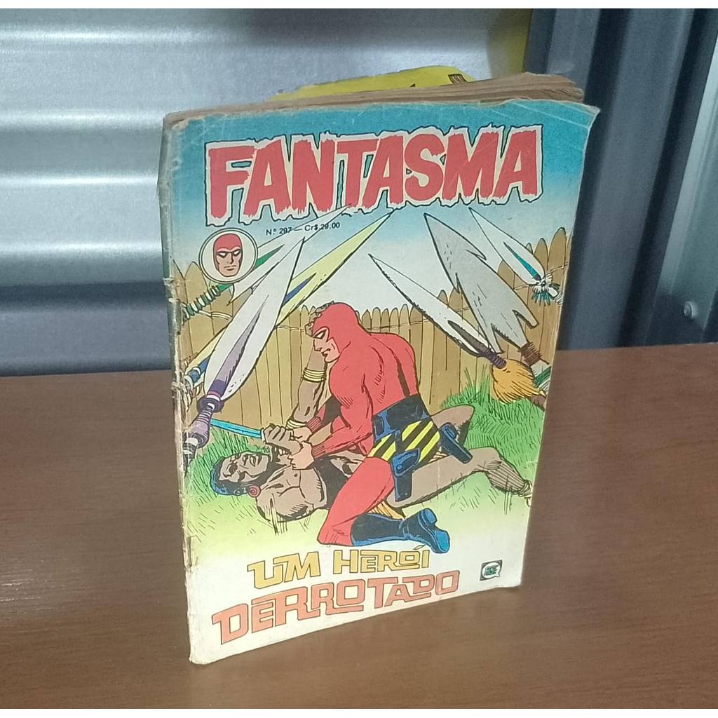 Hq Gibi Fantasma volume 297 RGE Um Heroi Derrotado | Shopee Brasil