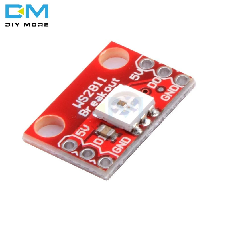 Novo WS2812 WS2811 RGB LED Breakout Kit Diy Módulo De Placa PCB ...