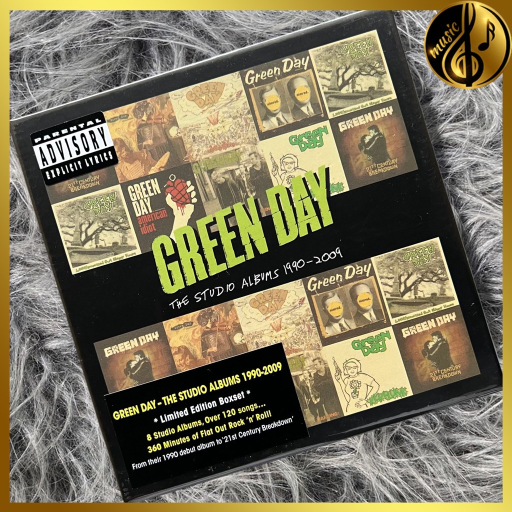 Original Green Day - The Studio Albums 1990 - 2009 8CD Album [Lacrado ...