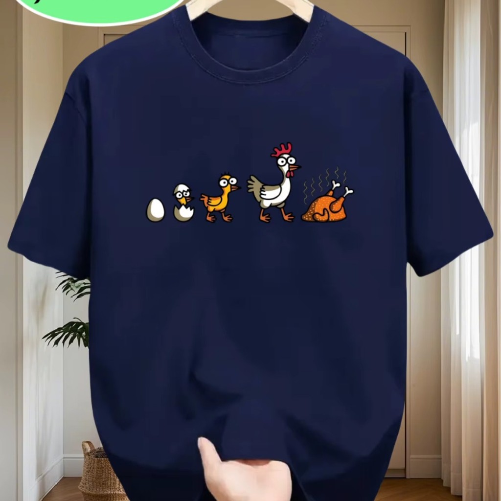 Camiseta Galinha Natal Camisa frango Assado Blusa meme ciclo P AO G3 ...