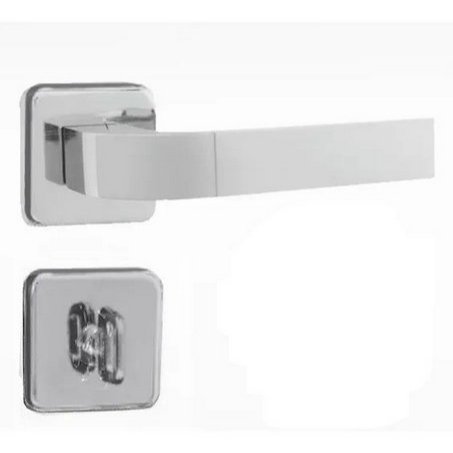 FECHADURA WC BANHEIRO MGM ROSETA 40MM MODENA CROMADO | Shopee Brasil