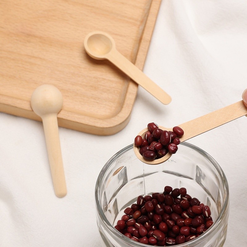 5 Small Wooden Spoons For Honey Spice Jars | Shopee Brasil