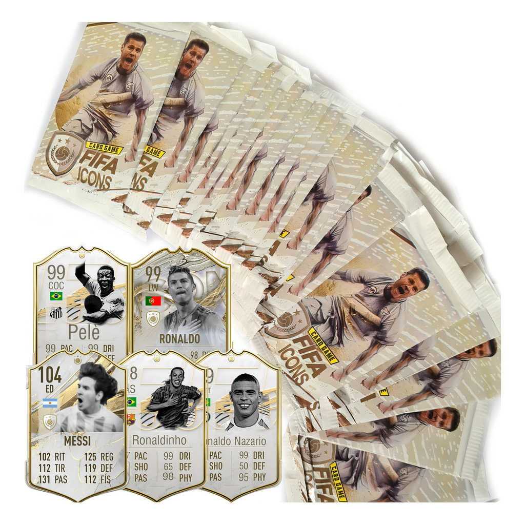 Card Fifa Ultimate Team Jogadores Icones = 100 Figurinhas | Shopee Brasil