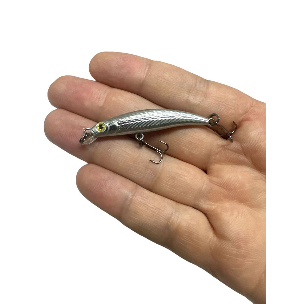 Isca Meia Água MINI 50 Kawana 5 cm - COR CROMO | Shopee Brasil