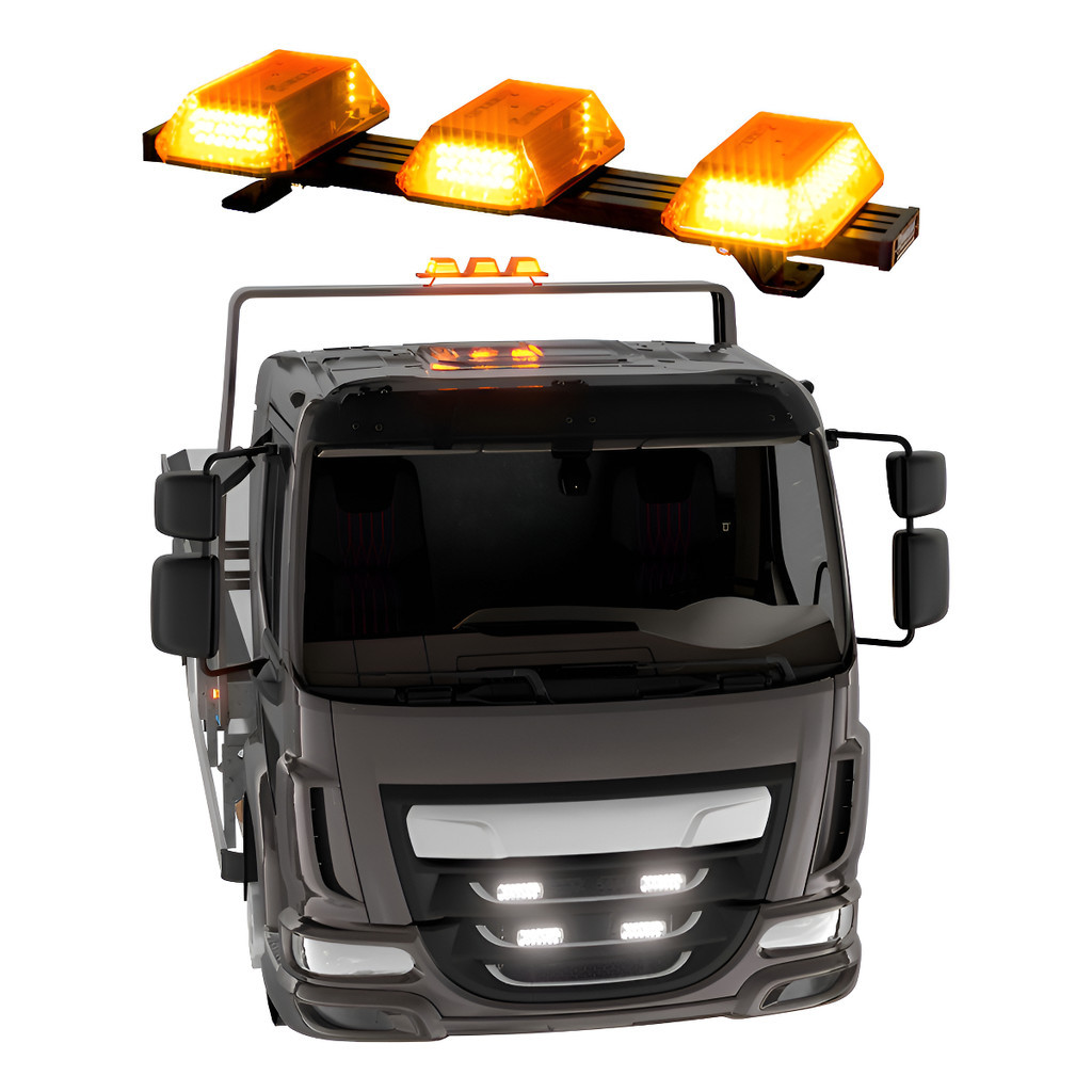 Giroflex Giroled Barra Led 61cm Âmbar Guincho Plataforma 24v | Shopee ...