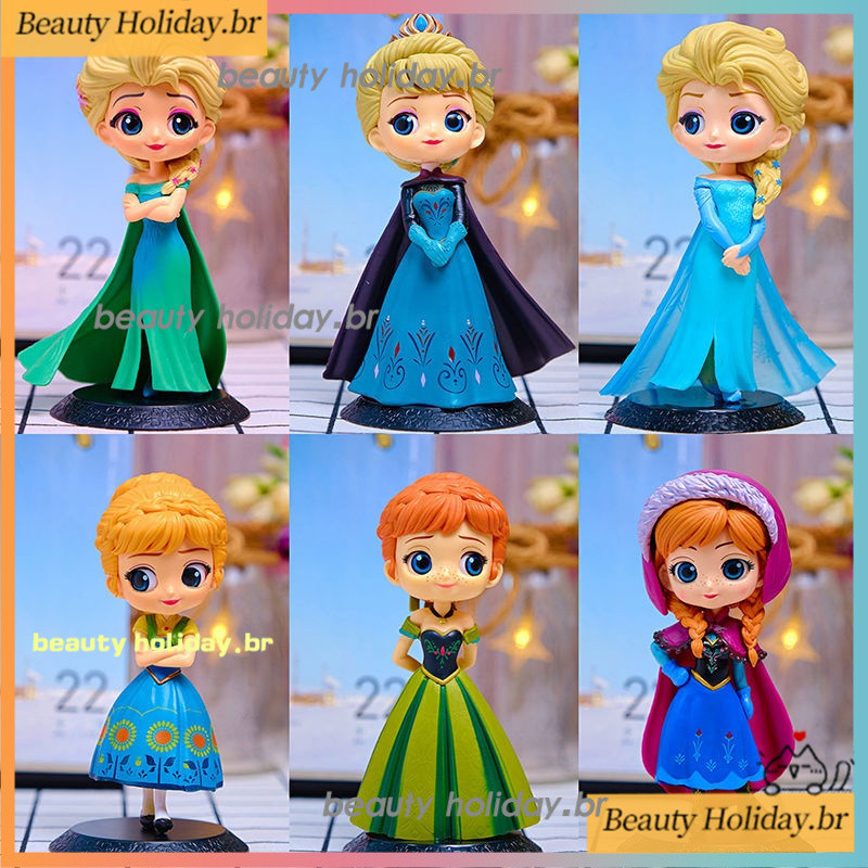 Disney Elsa Anna Princess Frozen Figures Model Doll Collection Costume ...