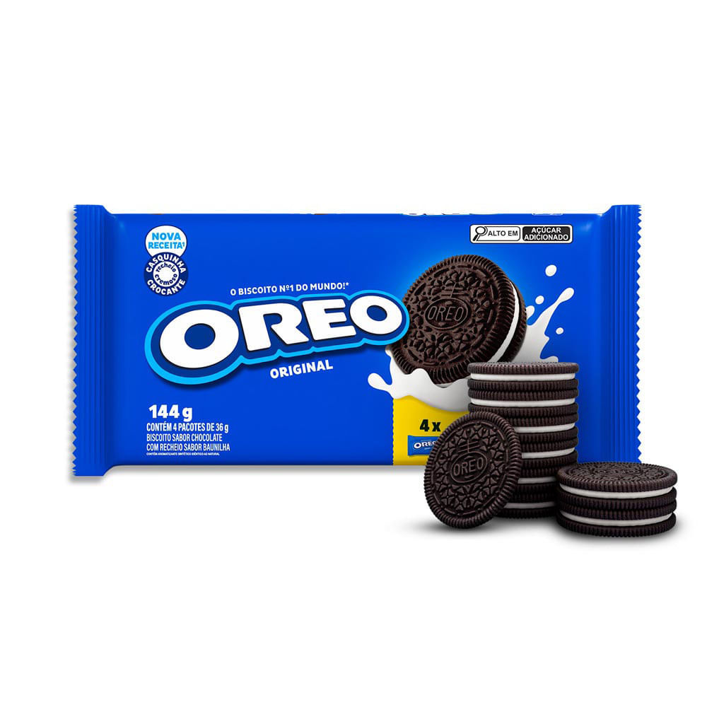 Biscoito Recheado Oreo Origina 144g | Shopee Brasil