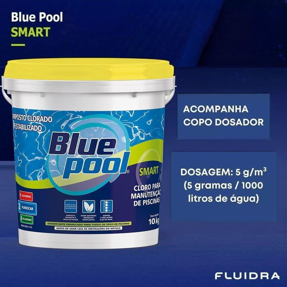 CLORO BLUE POOL ASTRALPOOL 10KG - MULTIAÇÃO ESTABELIZADO | Shopee Brasil