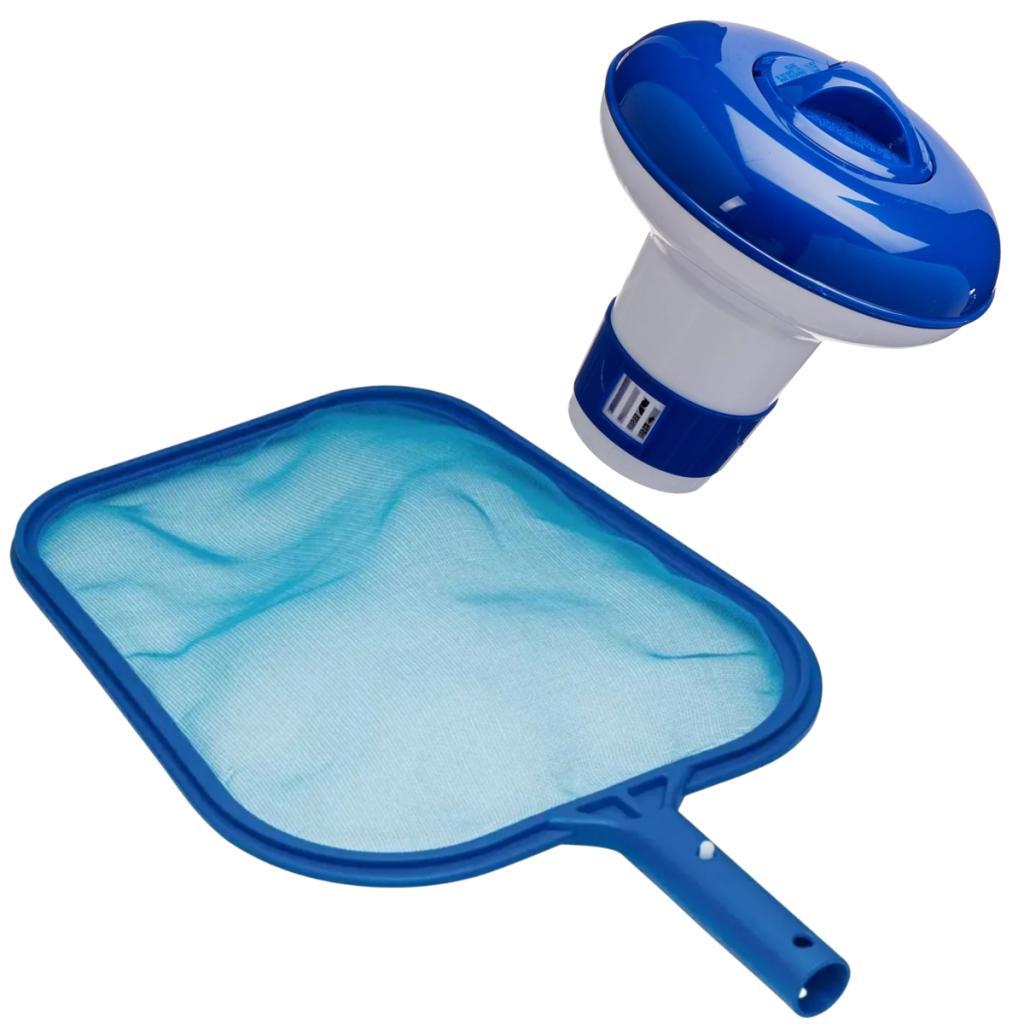 Kit Rede + Clorador Kala Tela Forte Floater Peneira Cloro | Shopee Brasil