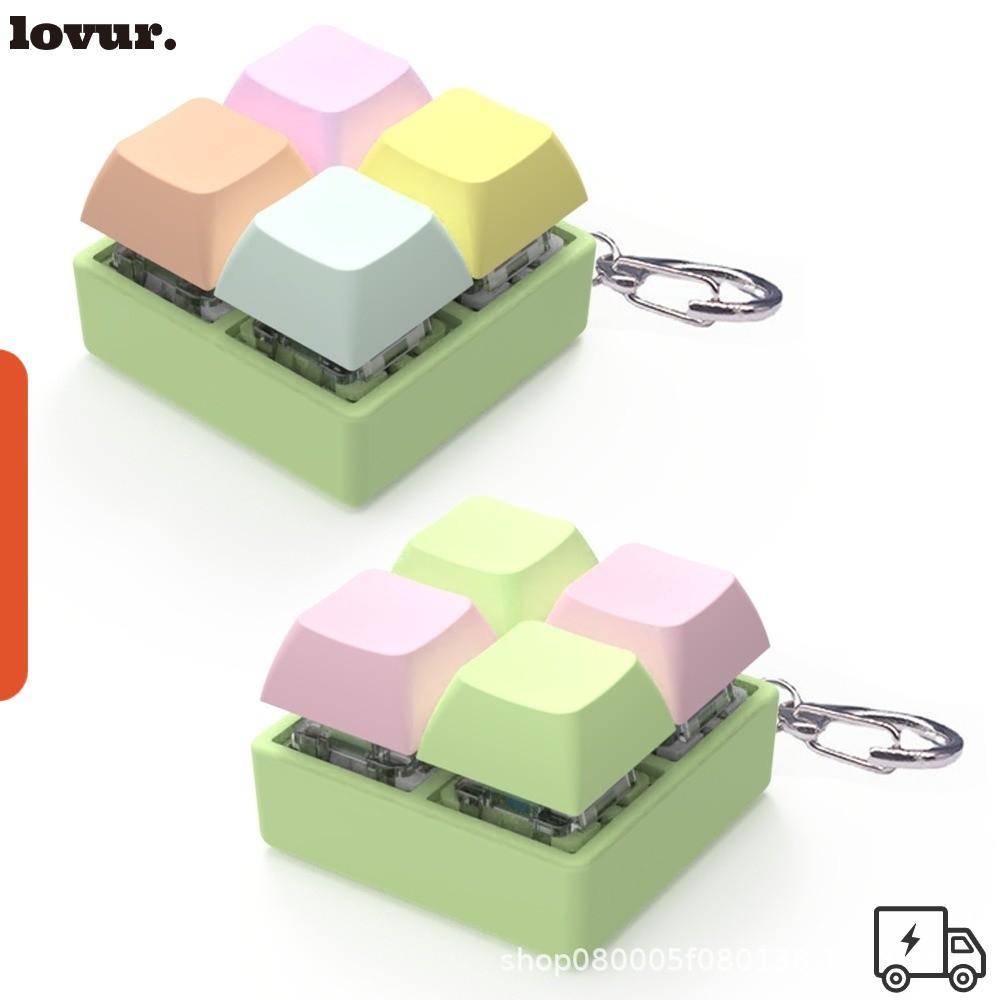LOVUR Fidget Keychain , DIY Teclado Teclas Botão Dedo Cap , Keycap ...