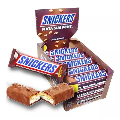 Chocolate Snickers 45g C/20 Original | Shopee Brasil