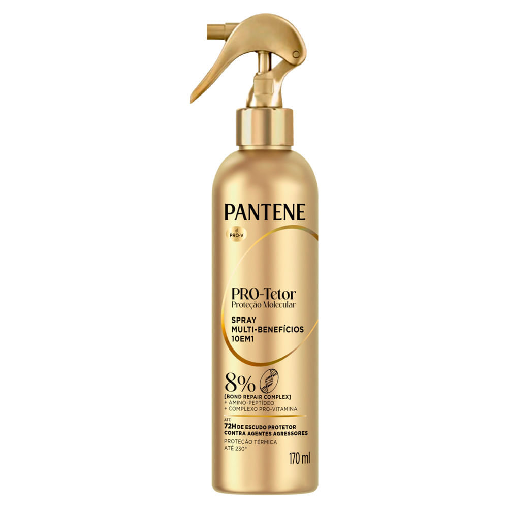 Spray Multi Benefícios Pantene 10 em 1 PRO Tetor Bond Repair 170ml ...