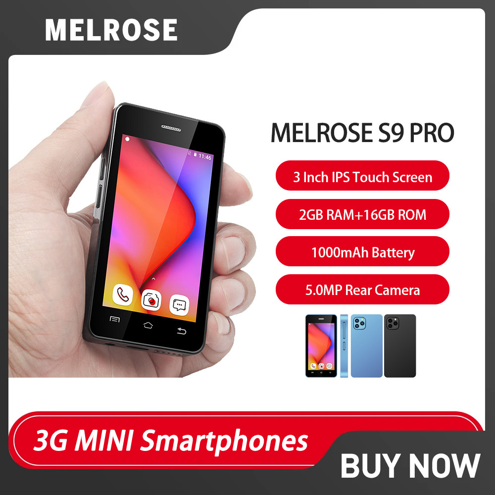 Melrose S9 Pro Super Mini Telefones 3 Polegadas Ultra Fino Quad Core ...