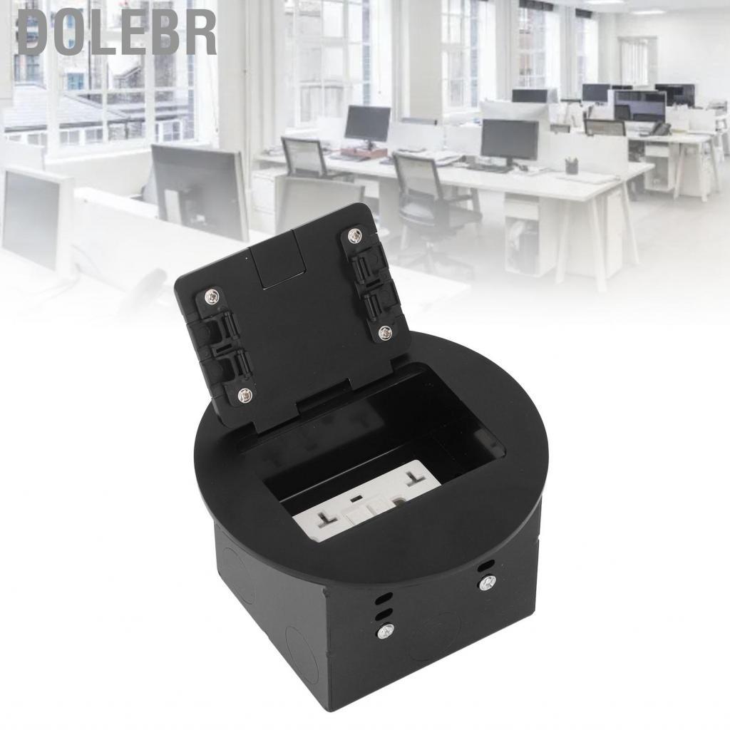 Dolebr Round Floor Receptacle Dual 3 Prong Sockets Water Proof Sealing ...