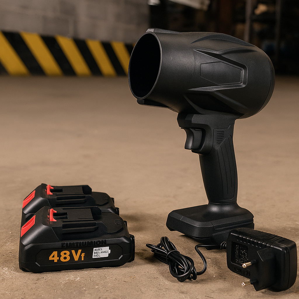 Soprador de Folhas 48V Turbo Portátil com 2 Baterias + Caixa Plástica | Shopee Brasil