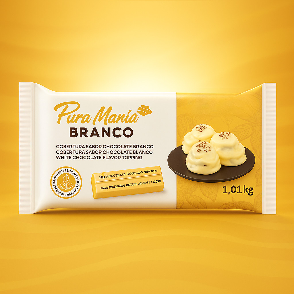 PURA MANIA BARRA BRANCA 1,01Kg | Shopee Brasil