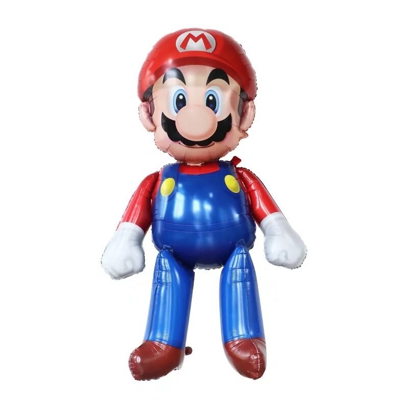 Balão Metalizado Super Mario Bros Grande 3D 82cm Game Decoração Festa ...