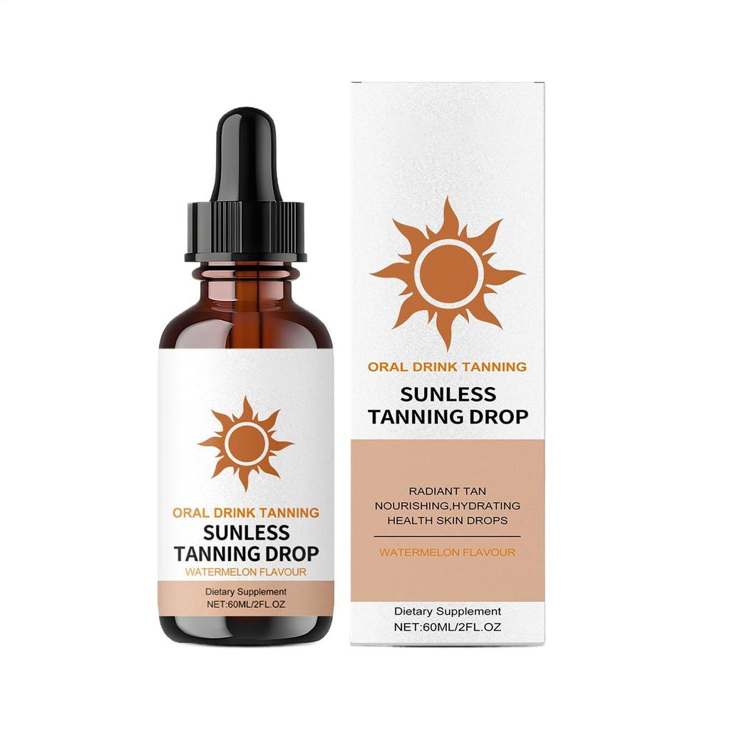 Tanning Water Drops 60ml Indoor Tanning Liquid Skin Bronzing Oil Fast ...
