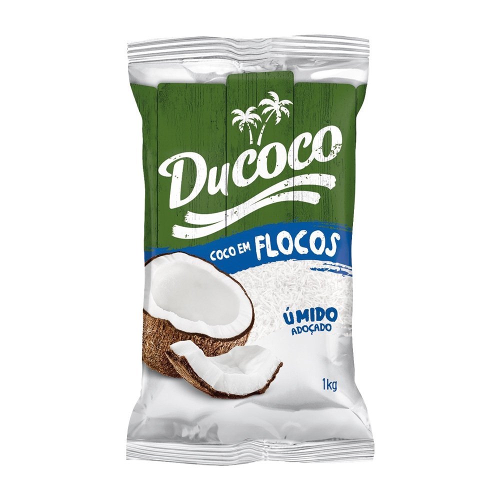 Coco Ralado Ducoco Flocos Adoçado 1Kg | Shopee Brasil