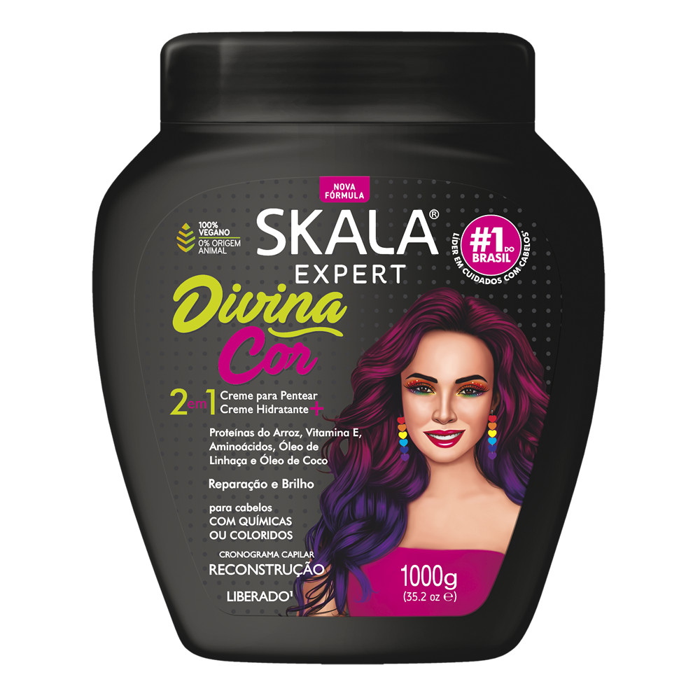 Creme Skala Divina Cor - 1kg | Shopee Brasil