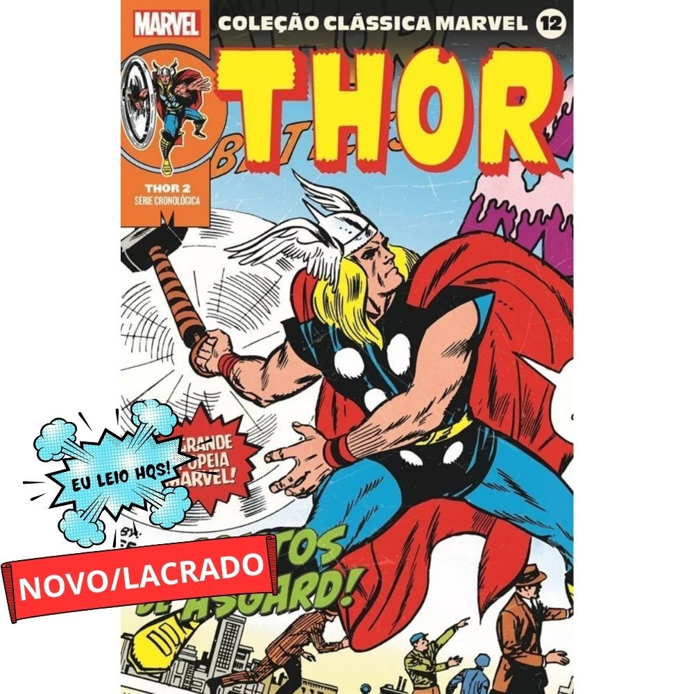HQ Coleção Clássica Marvel 12: Thor Vol. 2 - Marvel Comics | Shopee Brasil