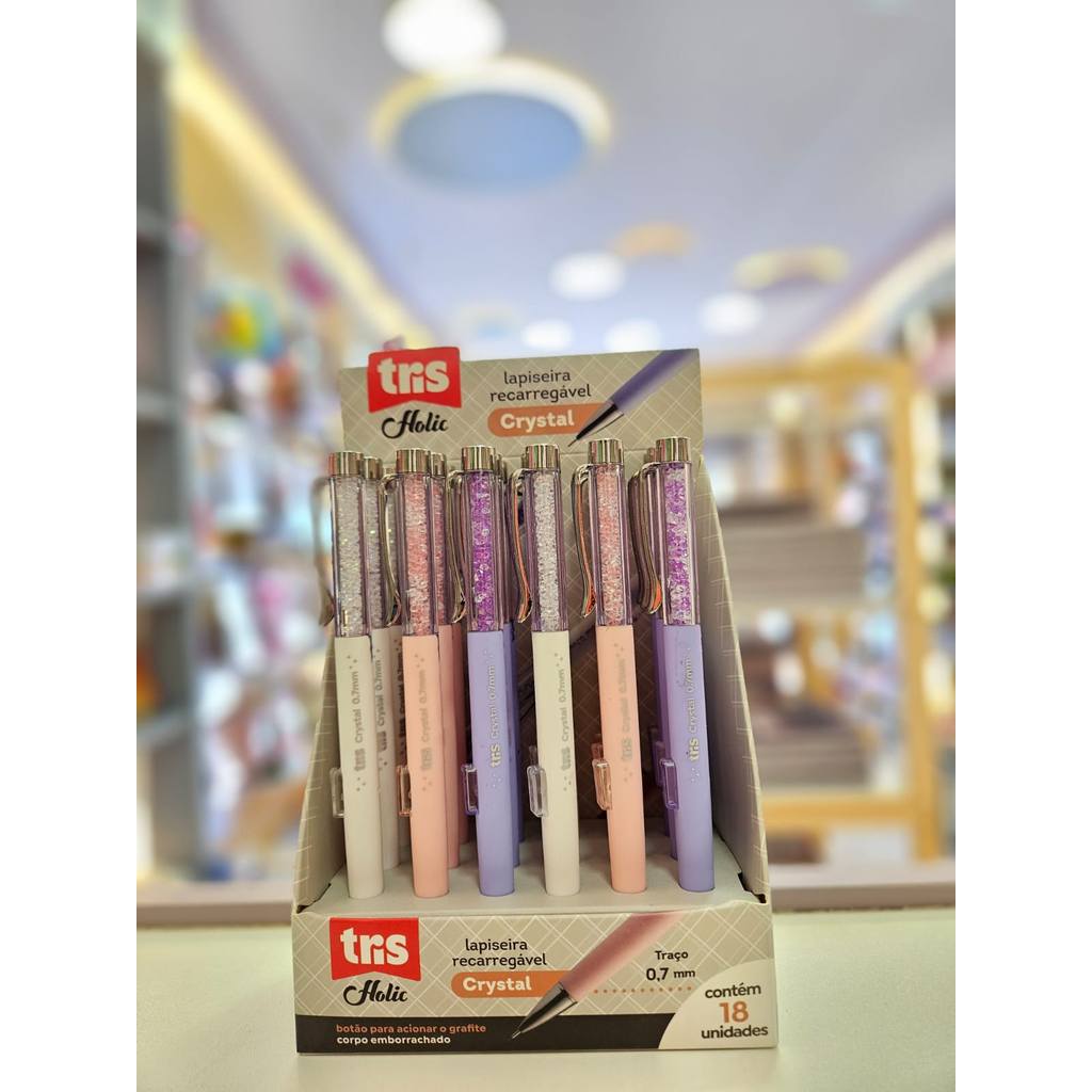 Lapiseira Crystal Holic Fancy 0.7mm Tris | Shopee Brasil