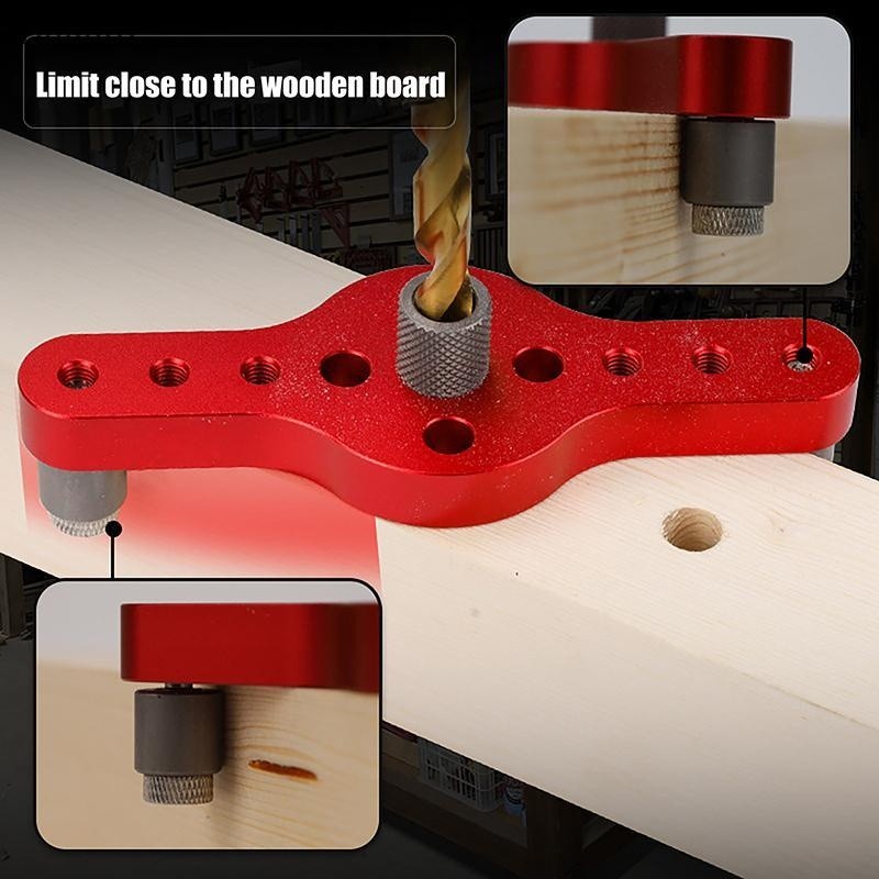 [Dhiint] 6/8/10mm Vertical League Hole Template Wood Follower Drilling ...