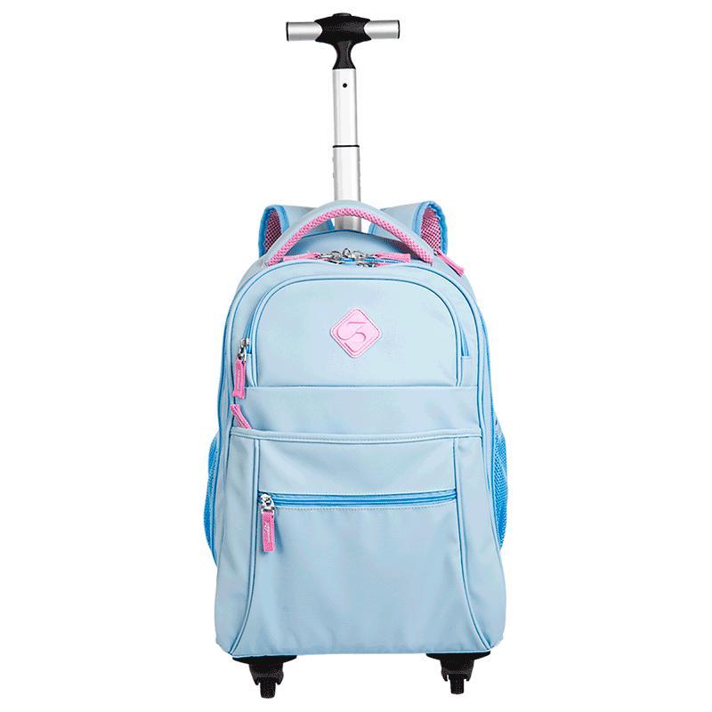 Mochila Carrinho com 4 Rodas Sestini Rolling Hydroblock Sky - Azul ...