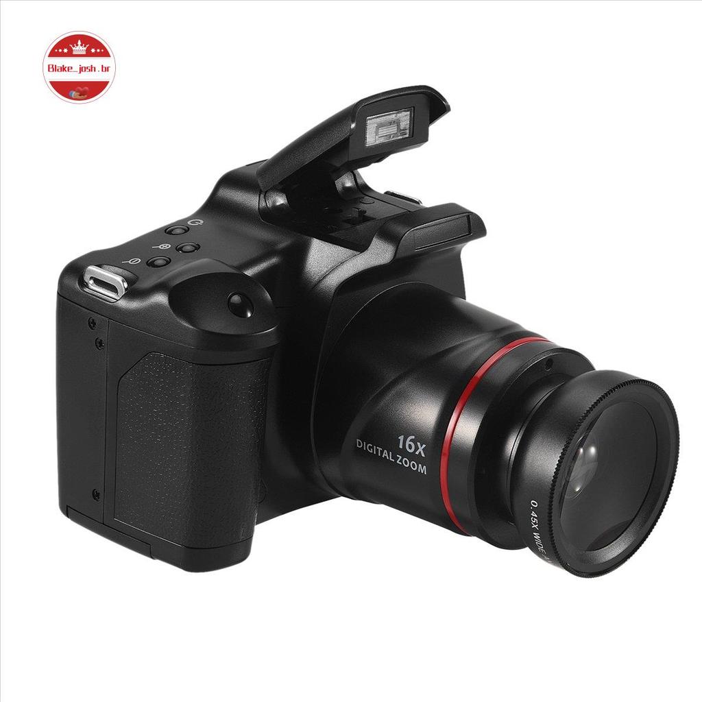 Câmera De Fotografia Profissional SLR Filmadora Digital Portátil 16X ...