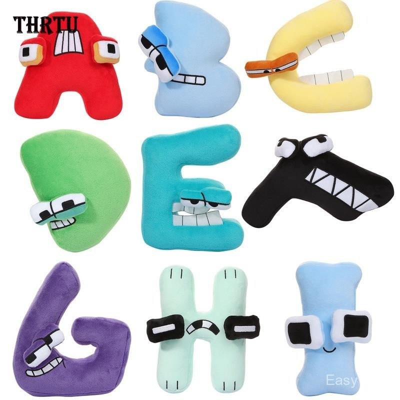 Novo Alfabeto Lore Boy Girls Alphabet Toy Blue Yellow Soft Plush ...