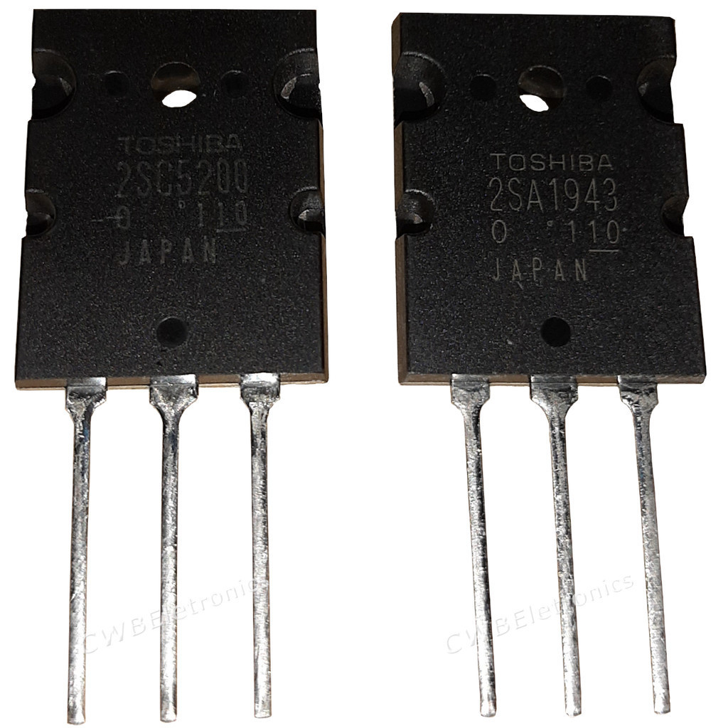 Transistor 2SA1943 2SC5200 Par (1 Par) A1943 C5200 - TOSHIBA | Shopee ...