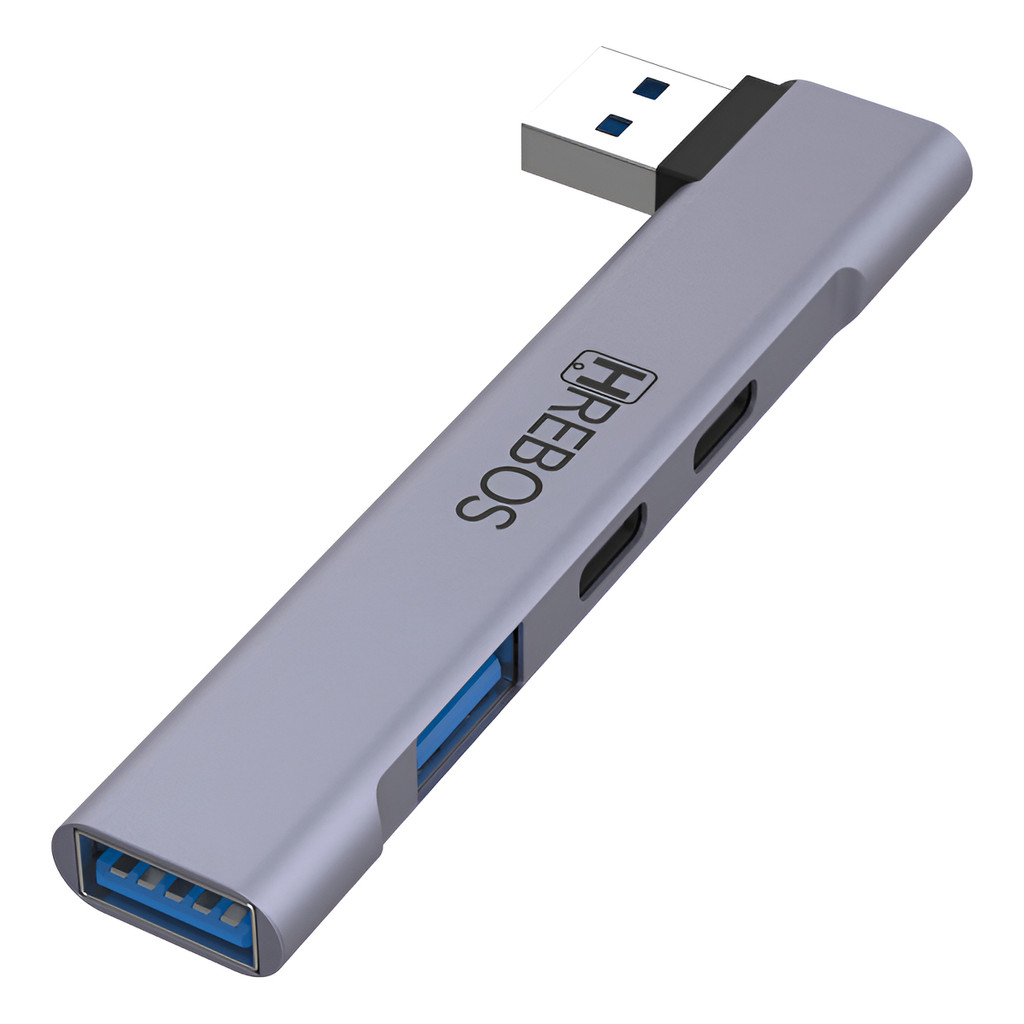 Hub Usb 3.0 Extensor Adaptador 02 Portas Usb E 02 Usb-c | Shopee Brasil