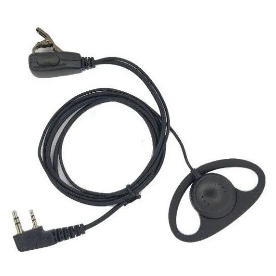 Fone De Ouvido Com Gancho Em Formato D 2 Pinos Ptt Com Microfone Para ...